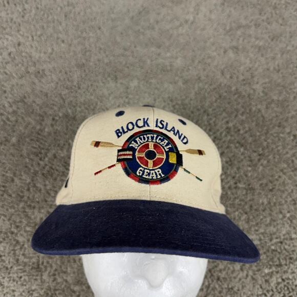AHEAD | Accessories | Vintage Block Island Ahead Hat Cap Strap Back ...
